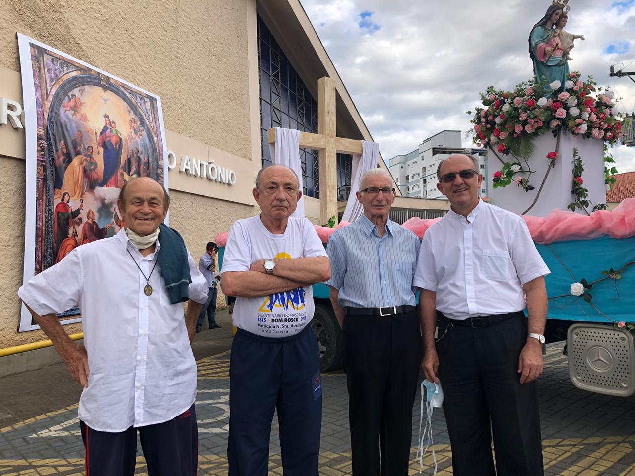 Brazil - Motorcade procession in honor of Mary Help of Christians