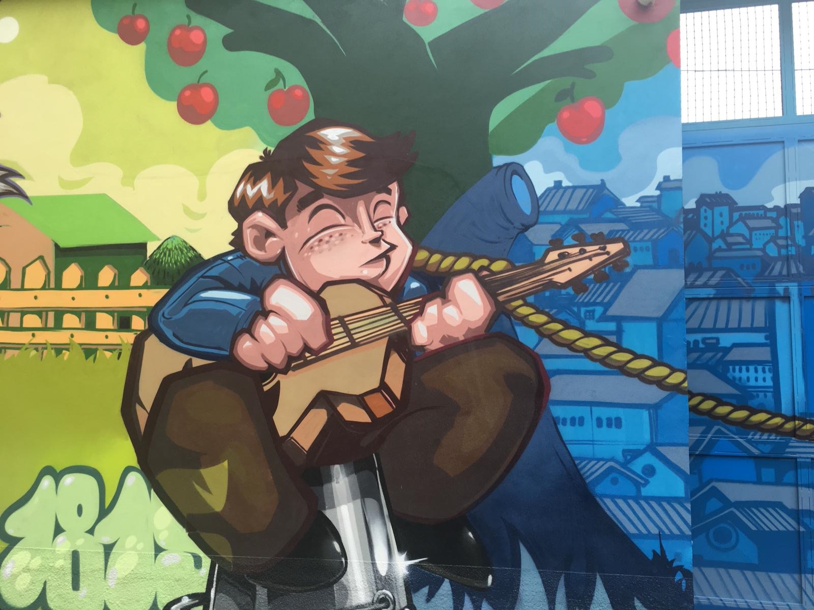 Italia - La "historia de Don Bosco" en las paredes de Valdocco