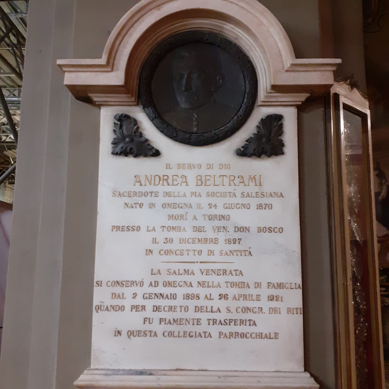 Italy – Recognition of Venerable Andrea Beltrami, SDB