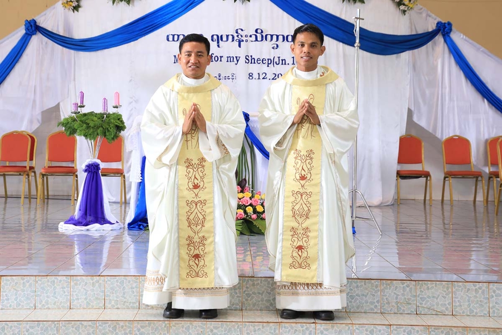 Myanmar – Ordenación sacerdotal de los salesianos David Yan Naing Aung ...