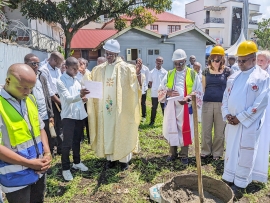 DR Congo – Laying the foundation stone for the construction of a ...